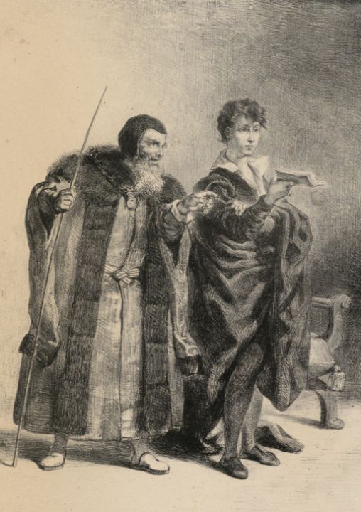 Illustraton for Hamlet Polonius and - Unique Artworks Collection ...