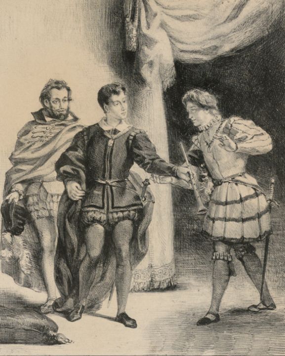 Illustration for Hamlet Hamlet and - Unique Artworks Collection ...