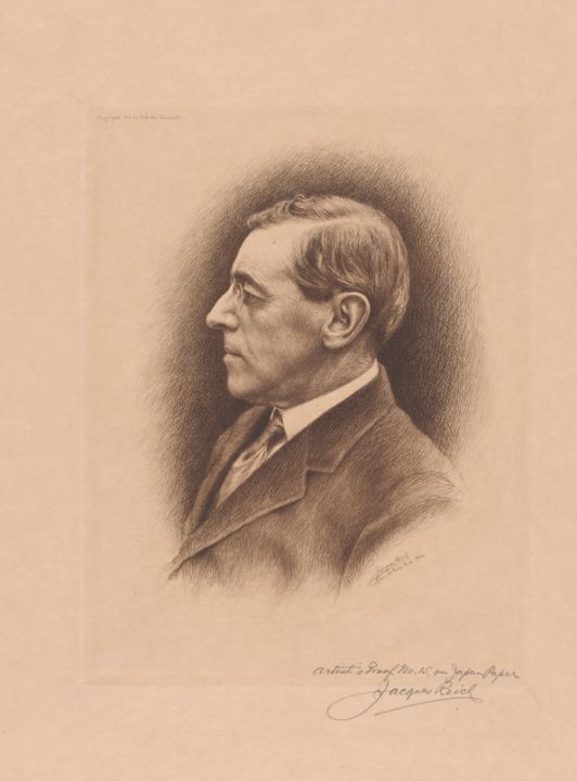 Woodrow Wilson - Unique Artworks Collection - Paintings & Prints ...