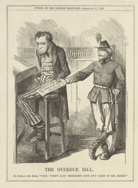 Abraham Lincoln Overdue Bill Unique Artworks Collection Paintings