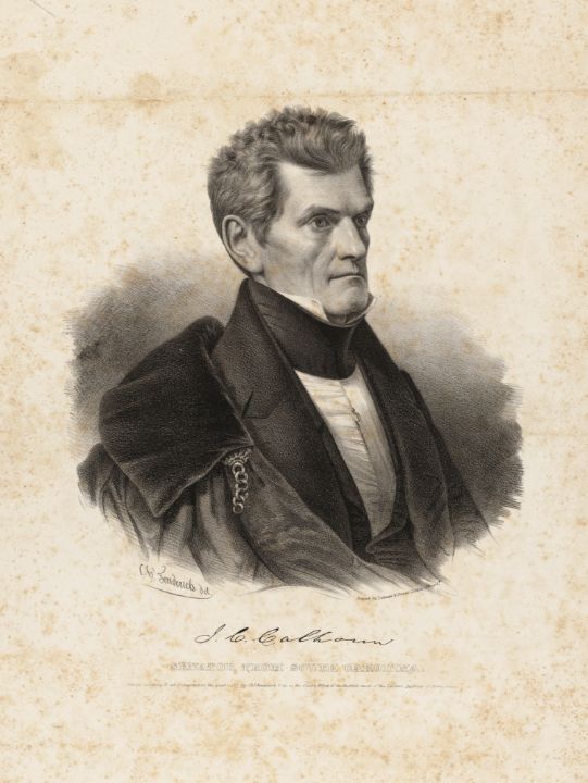 John C Calhoun - Unique Artworks Collection - Paintings & Prints ...