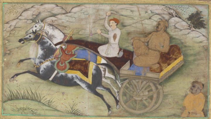 Sultan Salim in a Carriage - Unique Artworks Collection - Paintings ...