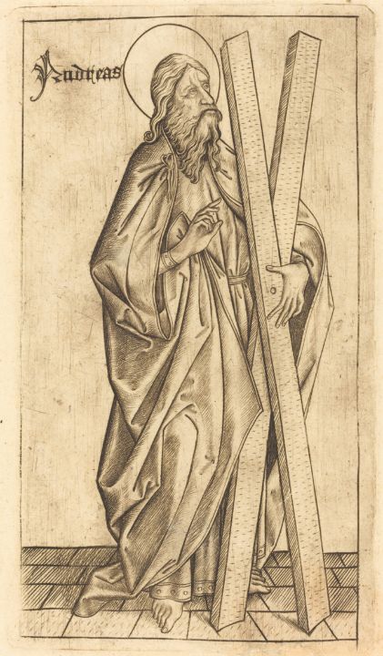 Saint Andrew - Unique Artworks Collection - Paintings & Prints, People ...