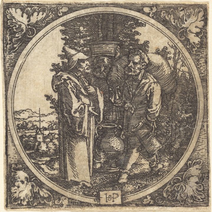Gentleman and Two Servants - Unique Artworks Collection - Paintings ...