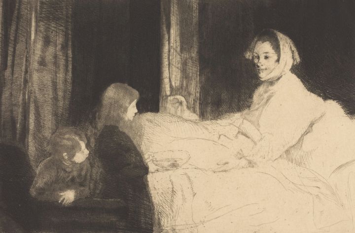 The Sick Mother - Unique Artworks Collection - Paintings & Prints ...