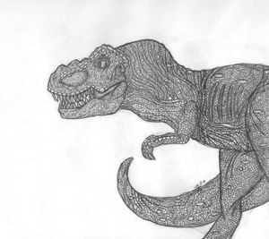 T-rex - MaddiesArt - Drawings & Illustration, Animals, Birds, & Fish ...