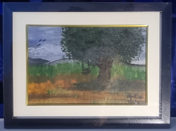 Child's Swing on A Mango Tree - Aydes Art - Paintings & Prints, Flowers ...