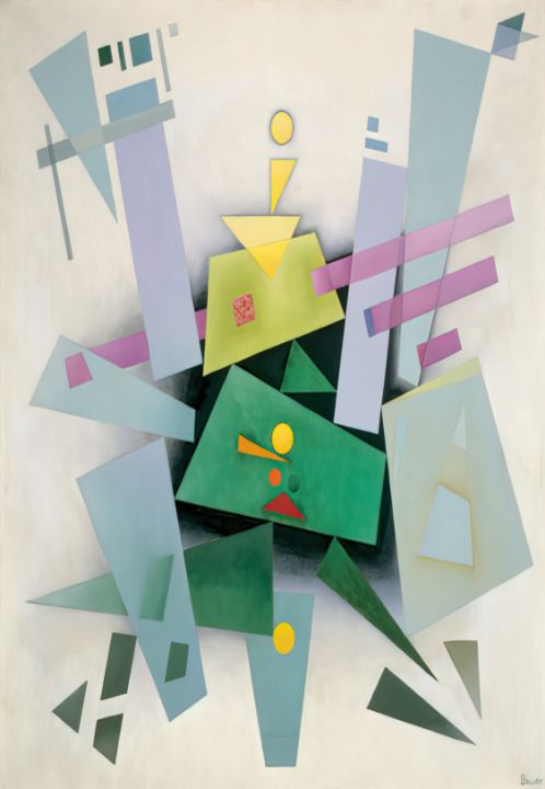 INVENTION COMPOSITION 31 1933 - Rudolf Bauer - Paintings & Prints ...