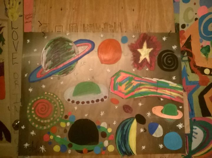 spaced out - Amanda's Creations - Paintings & Prints, Astronomy & Space ...