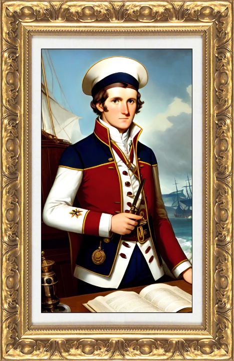 Captain James Cook. - Neuroart - Digital Art & AI, People & Figures ...
