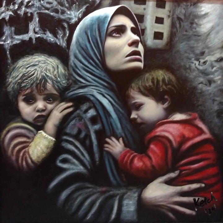 Victims of Conflict SAVE $2,940 - Sam "Ketch" Monet - Paintings ...