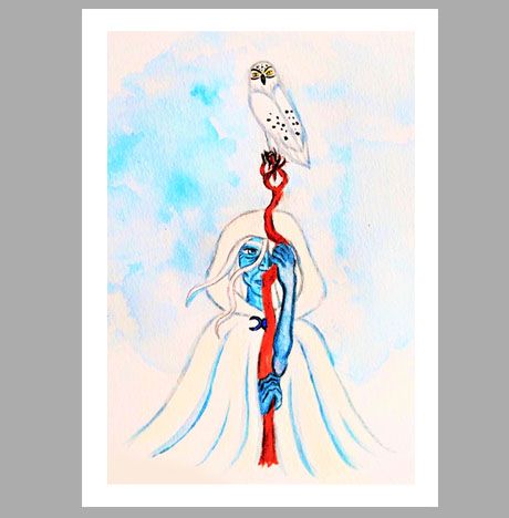Cailleach Art Print - Martina Flanagan Art - Paintings & Prints ...