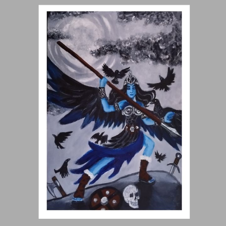 Morrigan The Phantom Art Print - Martina Flanagan Art - Paintings ...