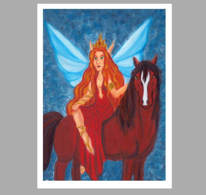 Aine Goddess of Summer Print - Martina Flanagan Art - Paintings ...