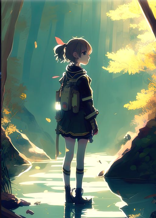 Lost In The Wilderness - Alan Thompson Art - Digital Art & AI, People ...