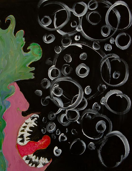 Monster Bubbles - Ryanne Bevenger - Paintings & Prints, Fantasy ...
