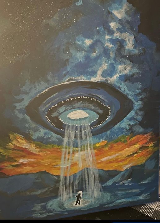 Alien invasion - The_Painting_Abyss - Paintings & Prints, Fantasy ...