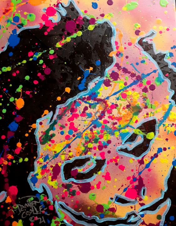 Heath Ledger as the Joker - Mob Boss Art - Paintings & Prints ...