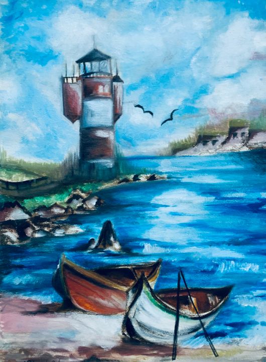 Oil painting - my drawing - Paintings & Prints, Landscapes & Nature ...