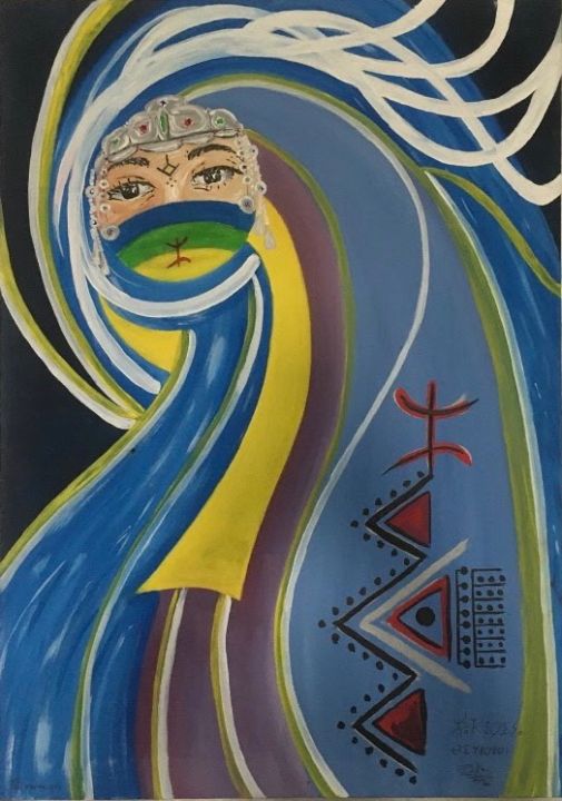 DIHIYA Queen - RASMA_PRO - Paintings & Prints, Abstract, Figurative ...