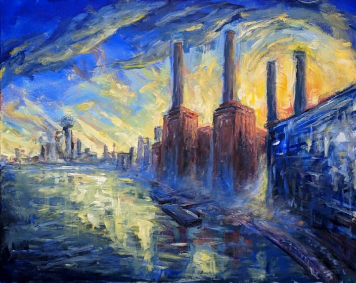 Battersea Power Station - Andrew Inglis Art - Paintings & Prints ...