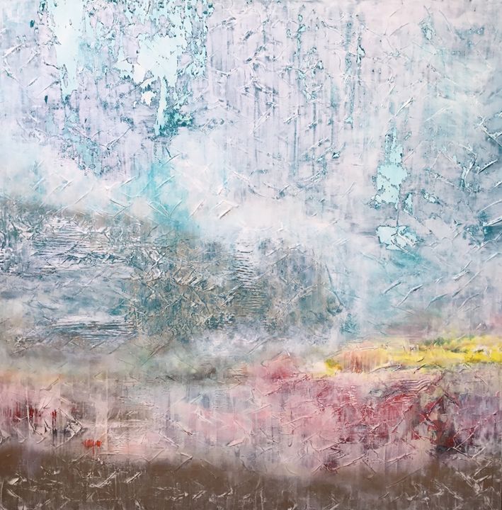 Faded Mist - Magdalena Knight Art - Paintings & Prints, Abstract ...