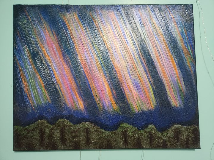 Aurora at Midnight - Sharon Kirkham - Paintings & Prints, Landscapes ...