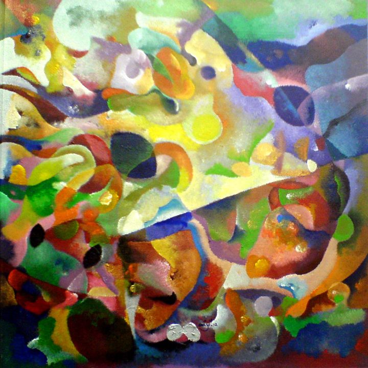 Yang Mulia - Lukisan DS - Paintings & Prints, Abstract, Other Abstract ...