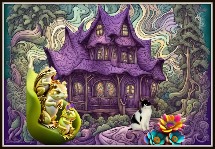 Pleasant Day With Friends - constance lowery - Digital Art & AI ...