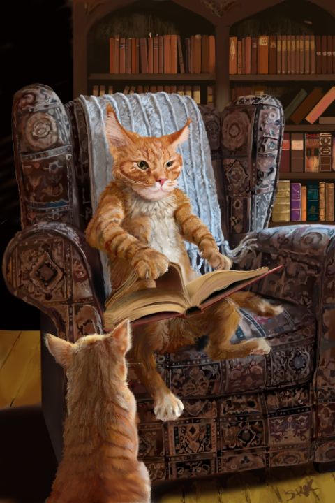 Passing Down the Lore - HerkPaints - Digital Art, Fantasy & Mythology ...