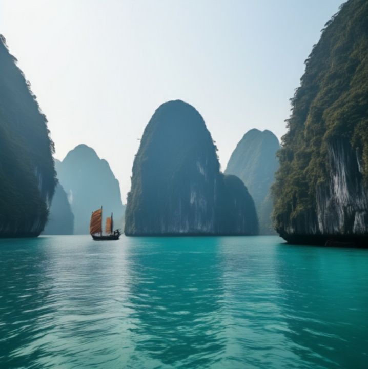 Mesmerizing Ha Long Bay Vietnam - Amitava0112 - Digital Art & AI ...