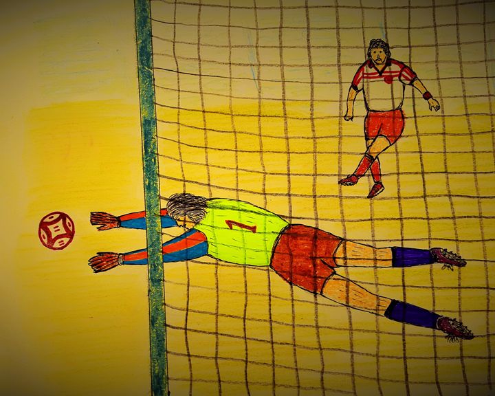 Football goalkeeper - Amitava0112 - Drawings & Illustration, Sports ...