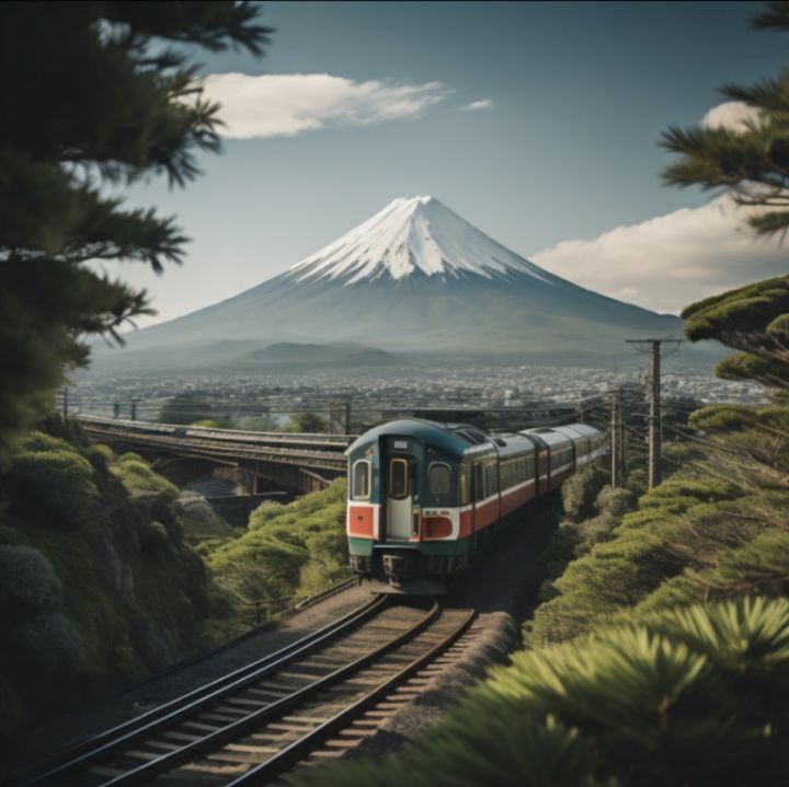 Mesmerizing view of Mount Fuji Yama - Amitava0112 - Digital Art & AI ...