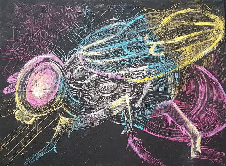 Dreaming fly - PB - Paintings & Prints, Animals, Birds, & Fish, Bugs ...
