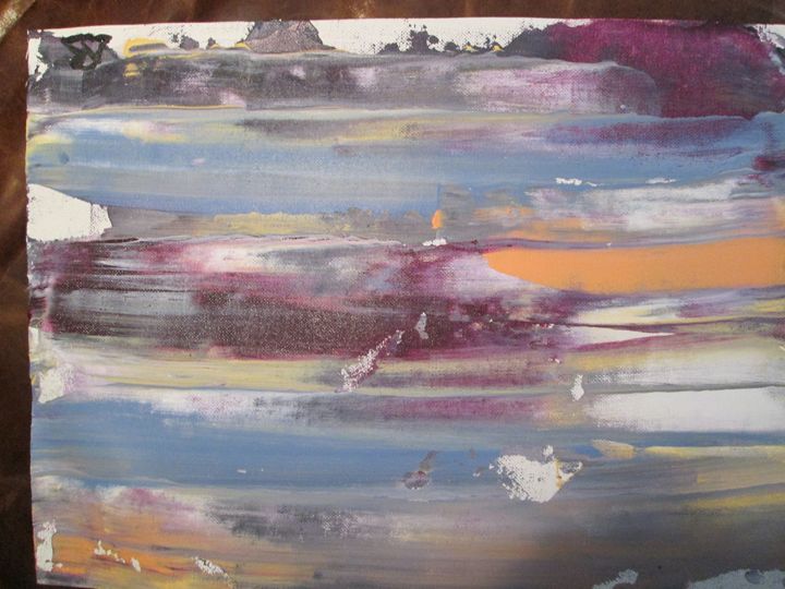 Soft Lines Abstract 01 - Sean Fluiergo - Paintings & Prints, Abstract ...