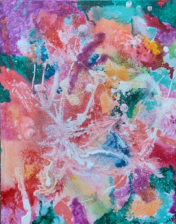 Acidic Explosion - Fearlessly Creative - Paintings & Prints, Abstract ...