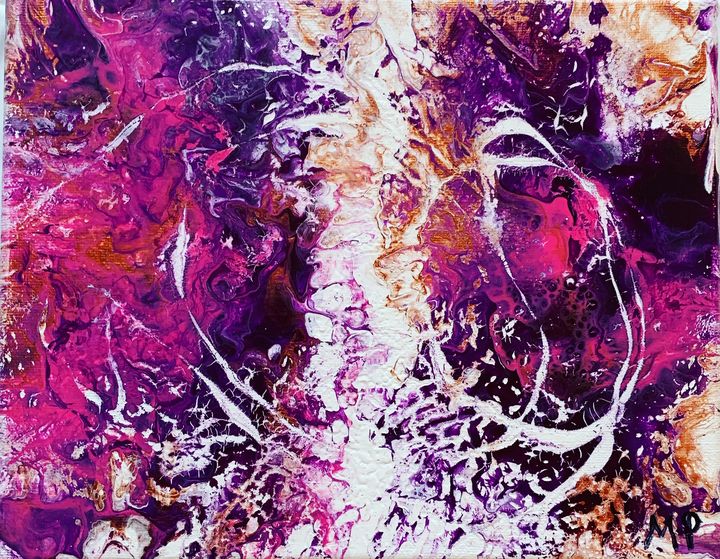 A Heart Divided - Fearlessly Creative - Paintings & Prints, Abstract ...