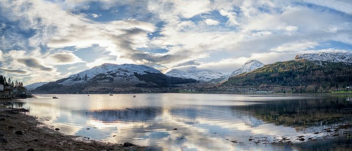 Winter on Loch Goil - Lynn Bolt Lochside Photos - Photography ...