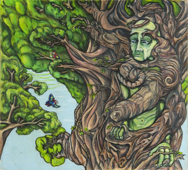 Man in the Tree - Joe Chambers - Drawings & Illustration, Fantasy ...