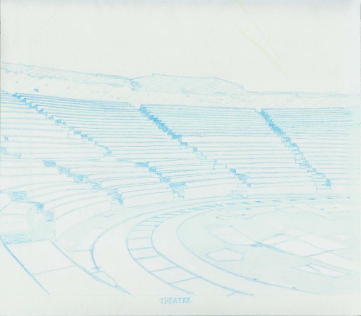 Greek Theater by Robert S. Lee p.187 - Robert S. Lee - Drawings ...