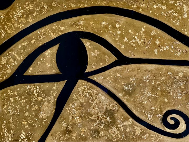 The Eye of Ra! - Helena’s Art Studio - Paintings & Prints, Abstract ...