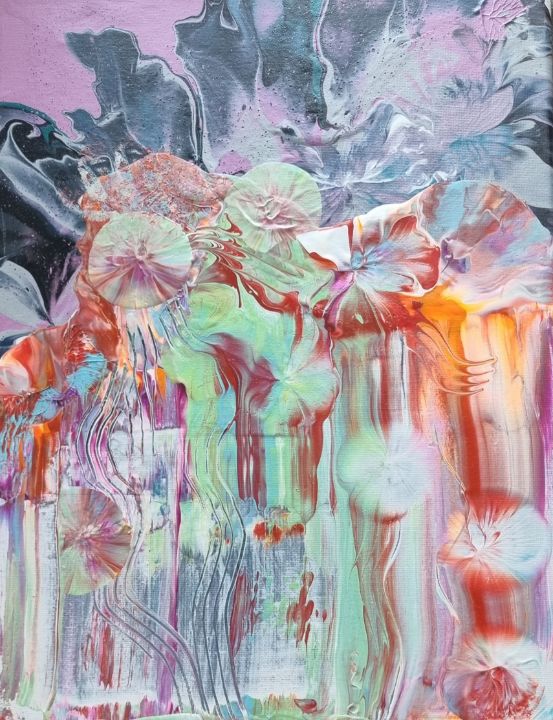 Upside down - Trudes - Paintings & Prints, Abstract, Color - ArtPal