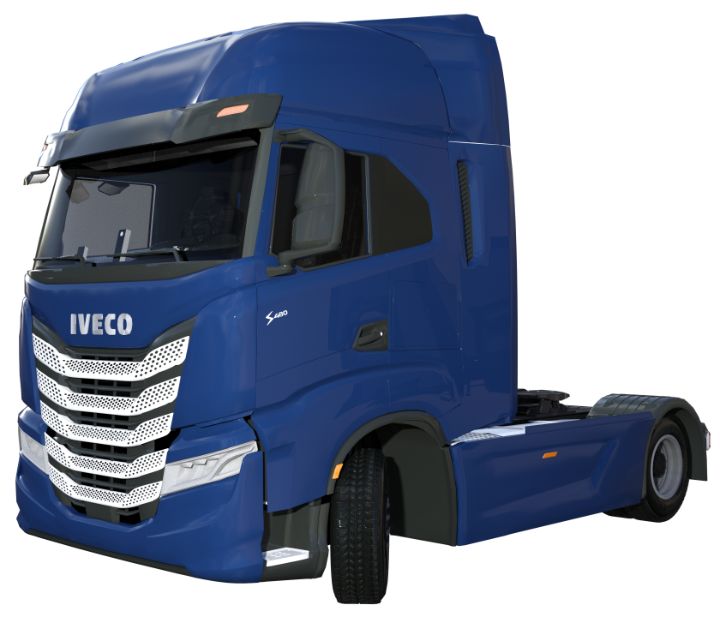 3d render blue iveco s-way. - Molychris Gallery - Drawings ...