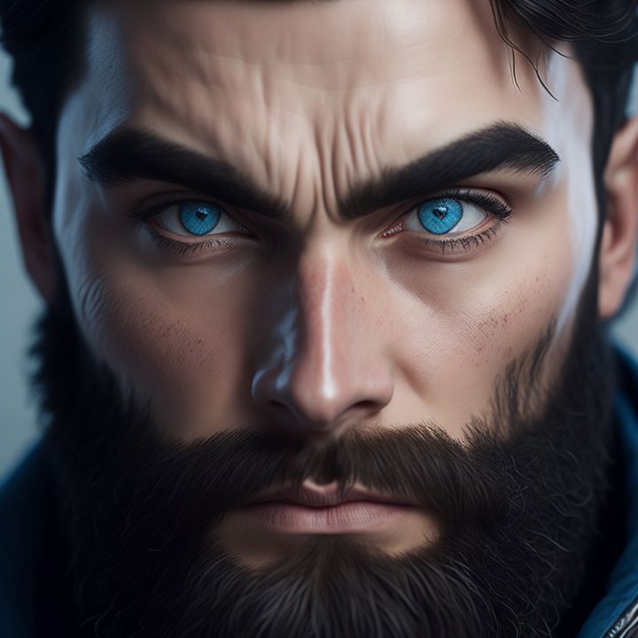 fierce fighter - Faces - Digital Art & AI, People & Figures, Other ...