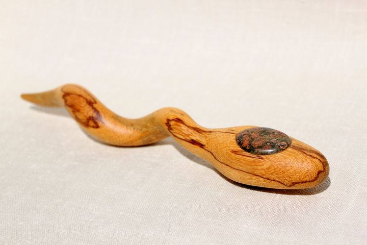 Healing snake - Carbon Cycle Carvings - Sculptures & Carvings, Abstract ...