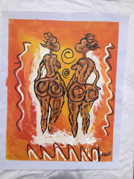 RHYTHM OF THE ANCESTORS - Dharlington_Visual_Art_Studio - Paintings ...