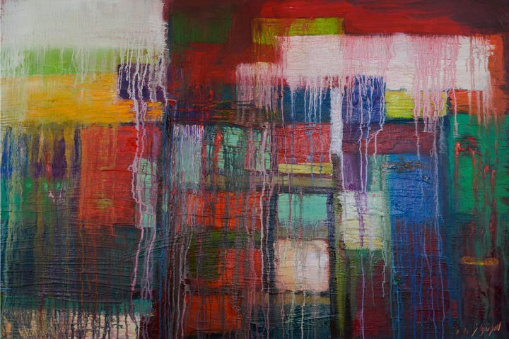Culture texture - Ladan Nouhani - Paintings & Prints, Abstract ...