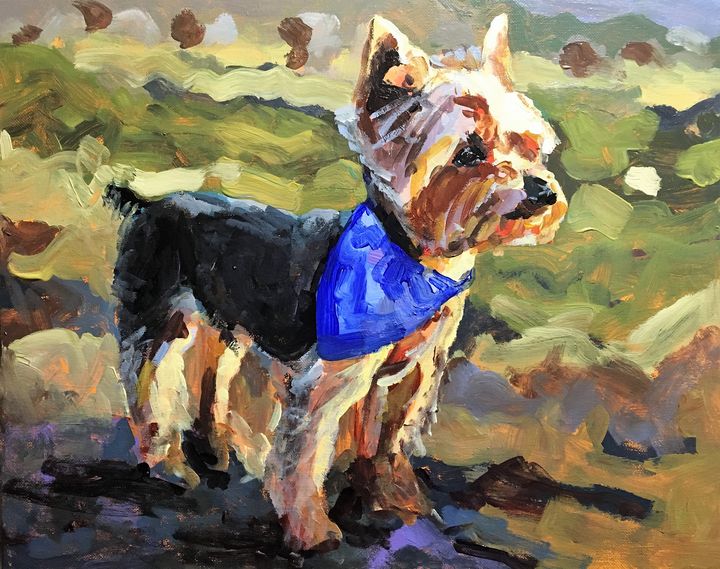 Yorkie - Colorful & Charming Art of Susan Elizabeth Jones - Paintings ...