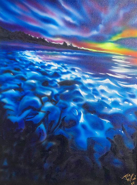 Autumn Sunset - The Captains Canvas - Paintings & Prints, Landscapes ...