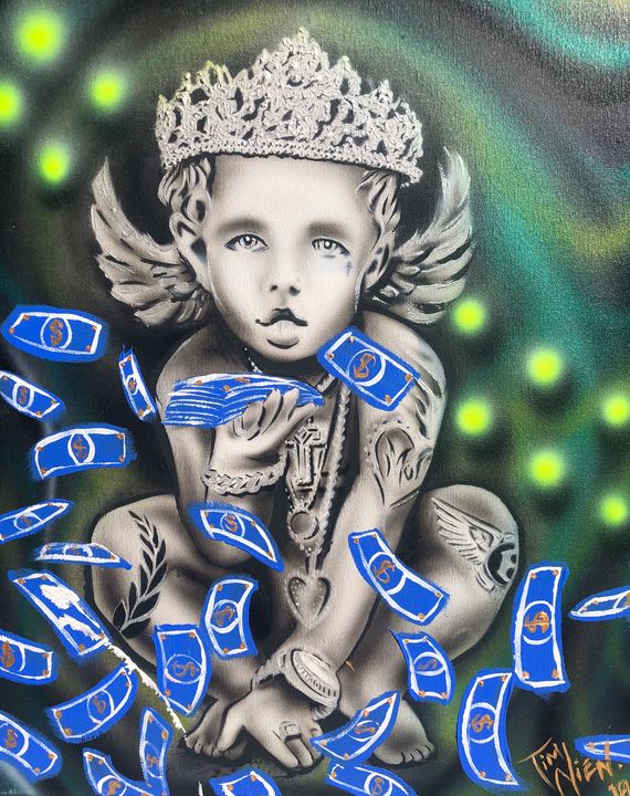 Silver Angel - The Captains Canvas - Paintings & Prints, People ...